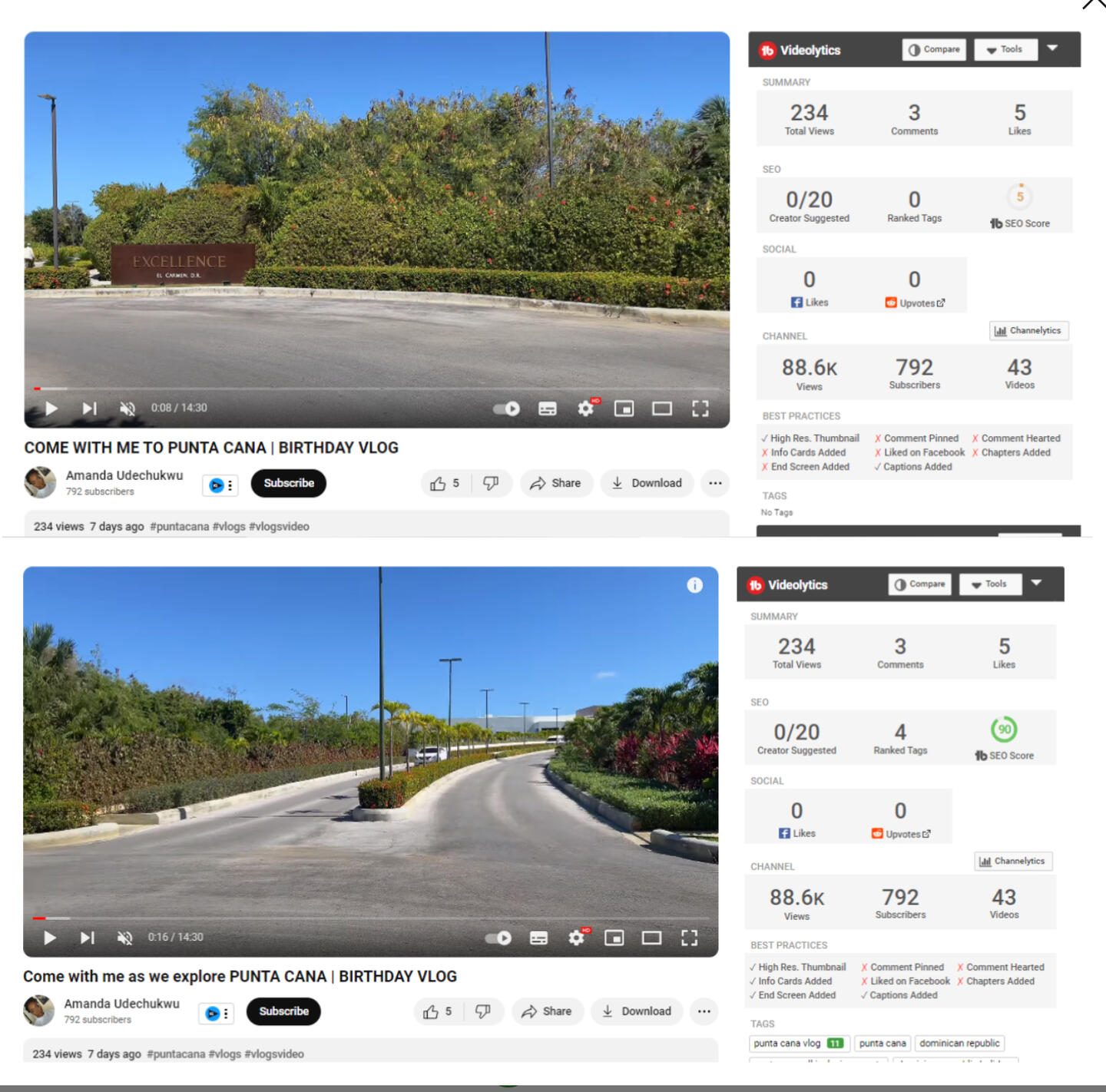 Thumbnail & SEO Portfolio.
